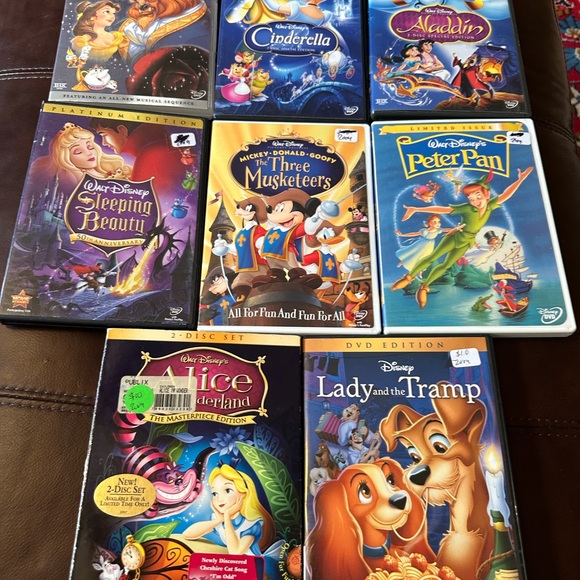 Disney | Media | Disney Classic Dvd Set With Colorful Covers | Poshmark